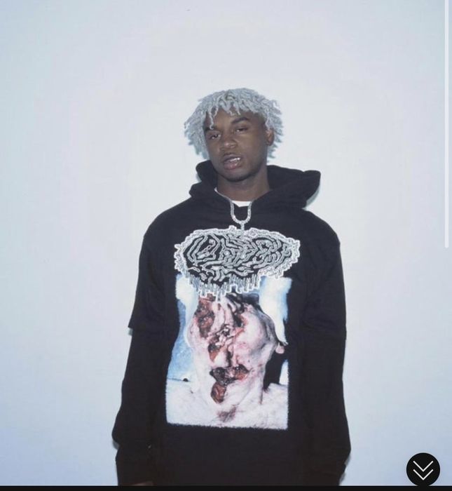 Playboi Carti Fat Tub of Lard x Fetal Deformity worn by Ken Caraon ...