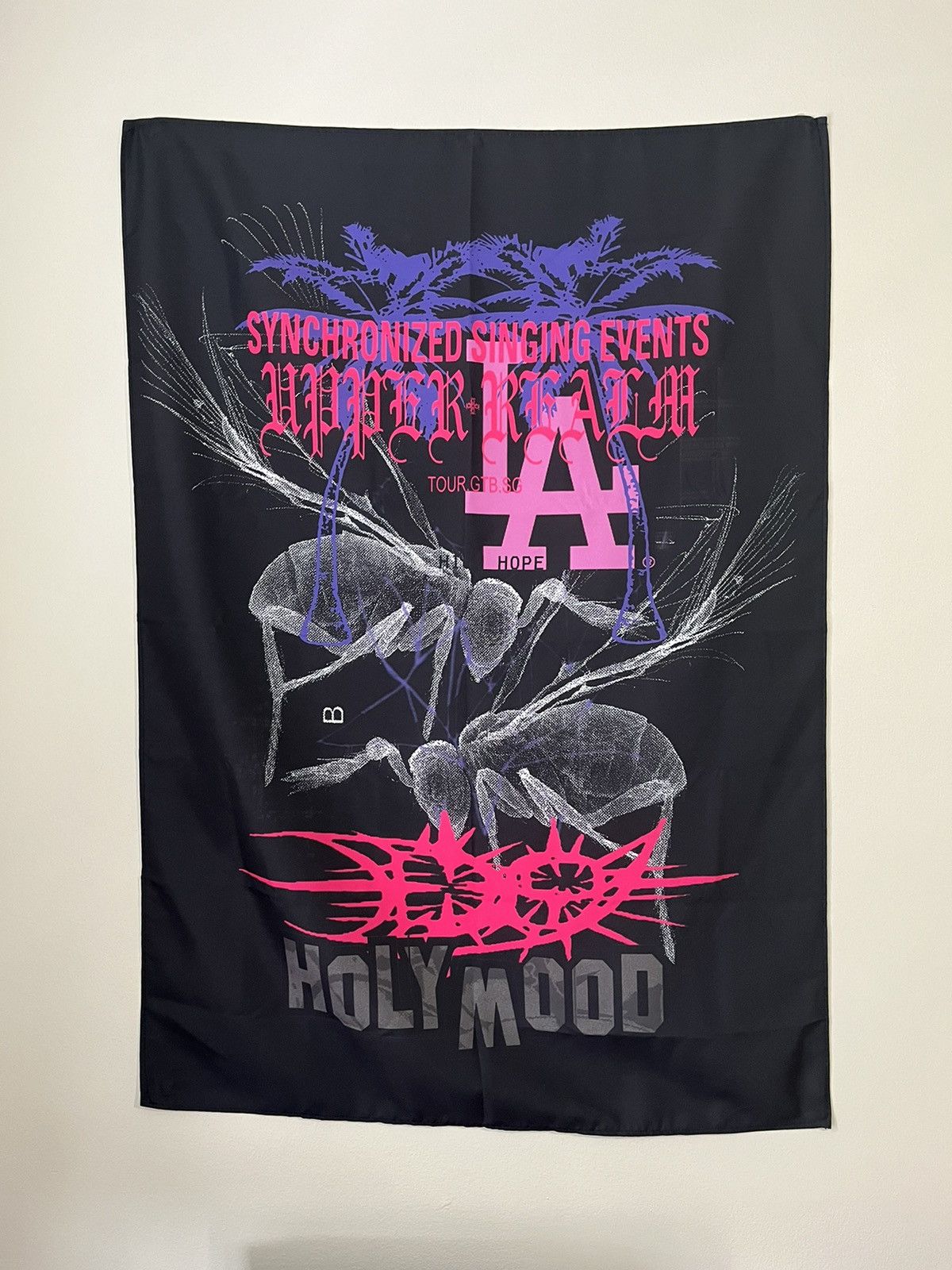 Drain Gang × Sad Boys Drain Gang D9 LA Exclusive Flag | Grailed