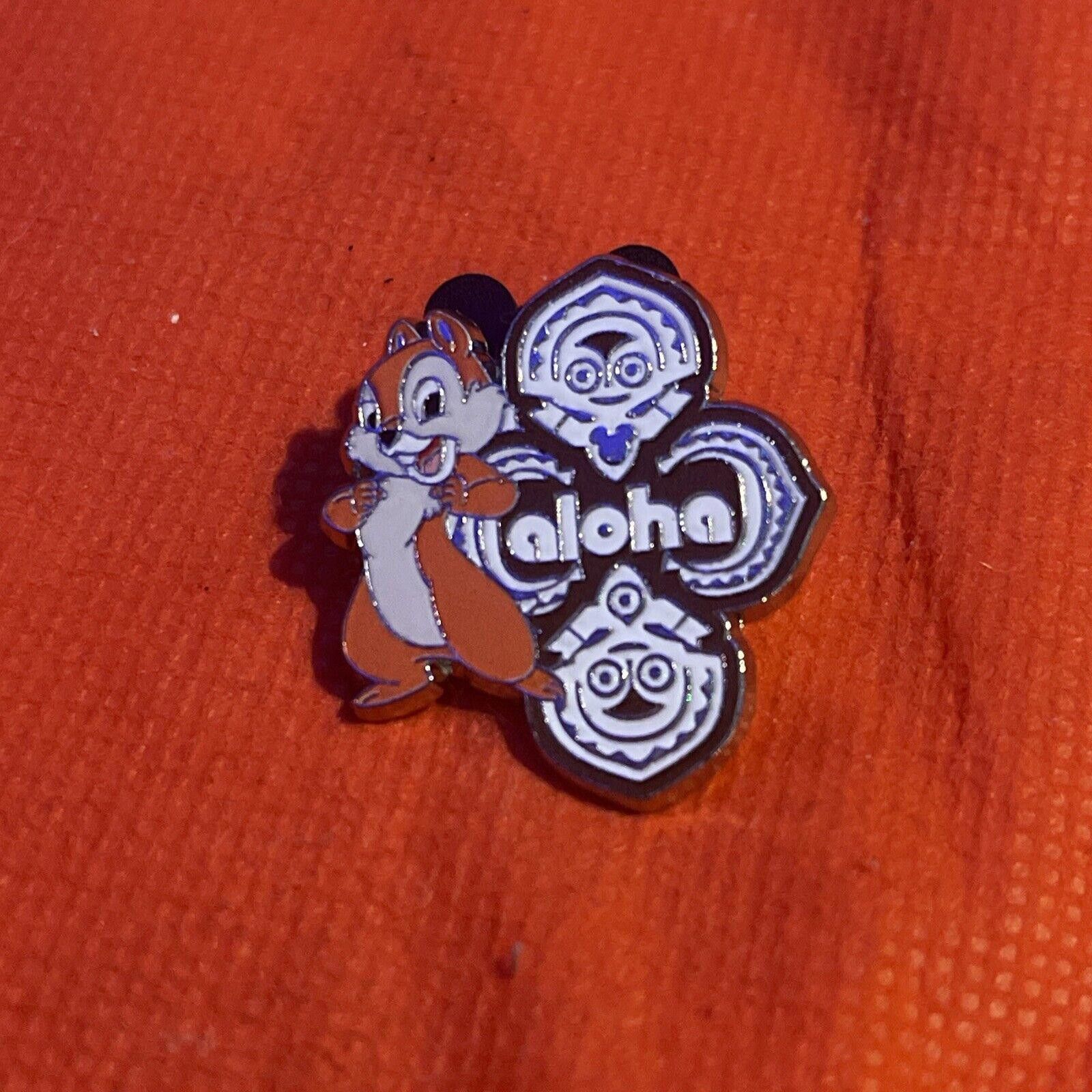 Disney Disney Pin 00009 Chip Chipmunk Aloha Hawaiian Hidden Mickey ...