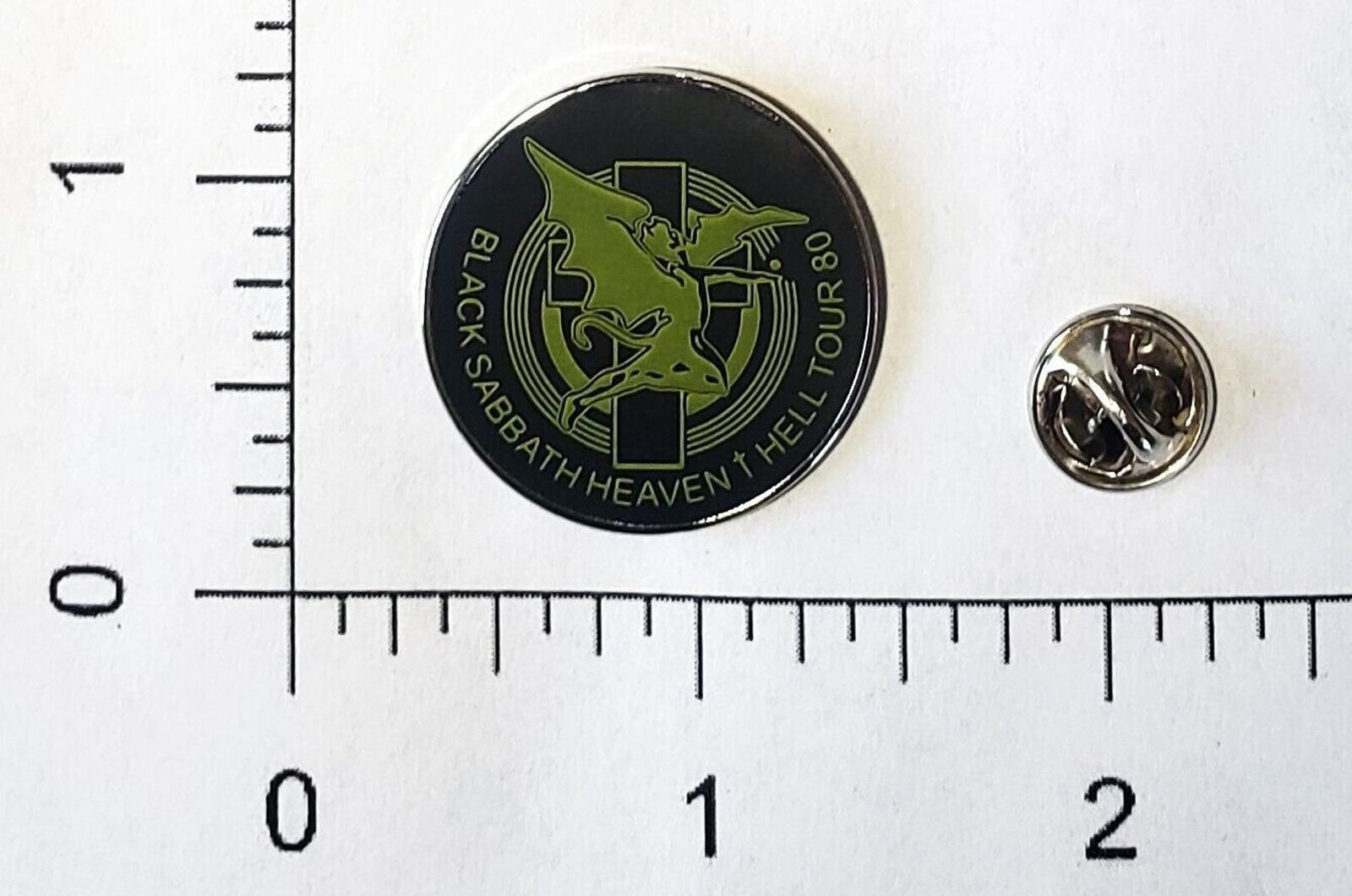 Black Sabbath Black Sabbath Heaven and Hell Tour 1980 Enamel Pin Hat ...