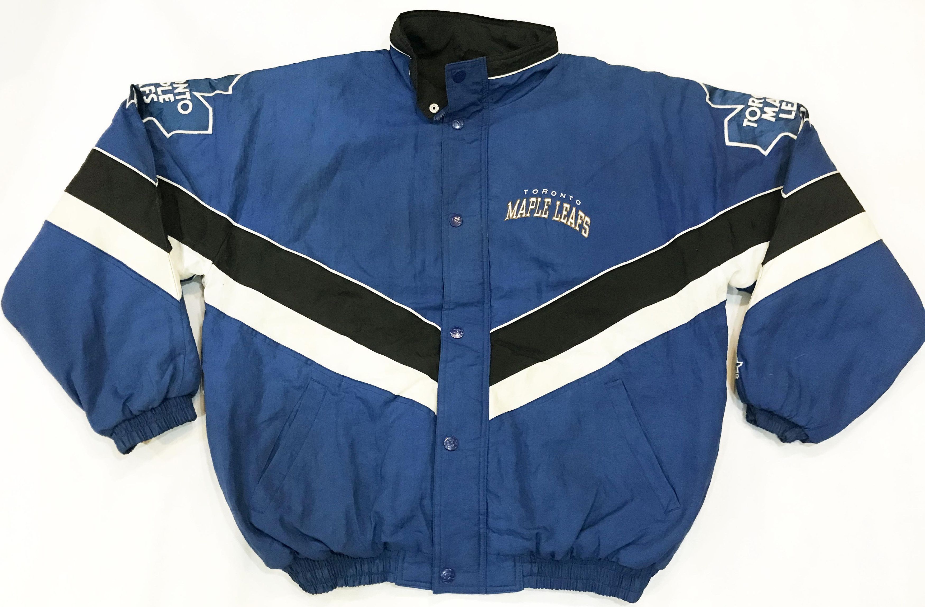 Starter × Vintage Vintage Starter Toronto Maple Leafs Full Zip Puffer ... Starter × Vintage Vintage Starter Toronto Maple Leafs Full Zip Puffer ...