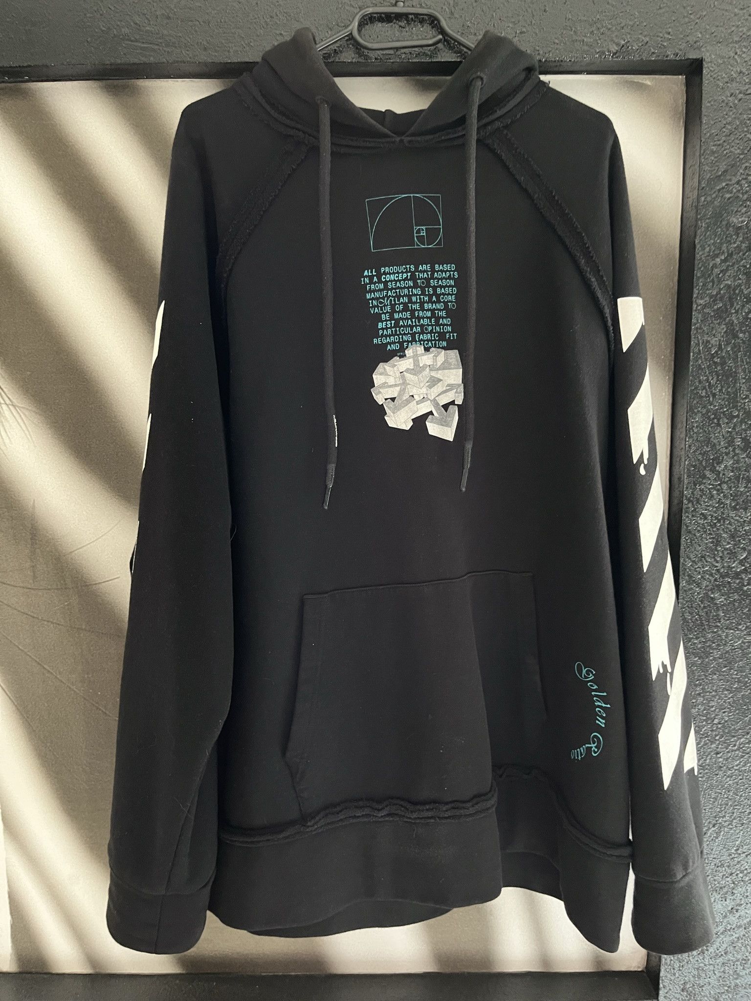 Off-White OFF-WHITE Dripping Arrows Hoodie | Grailed