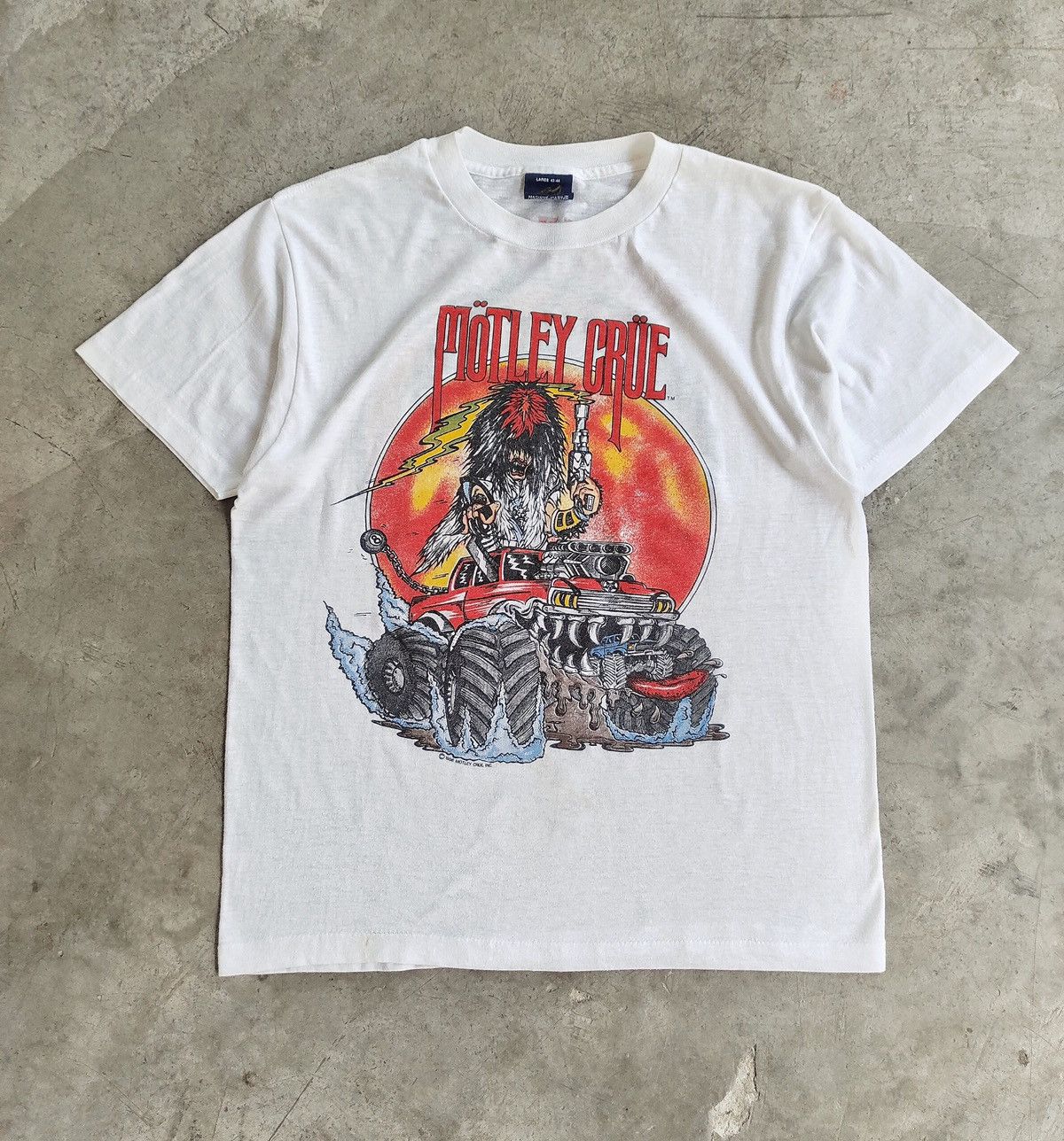 Addict Clothes Japan × Vintage 1986 Motley Crue " Wrecking Crue " 🎱 ...