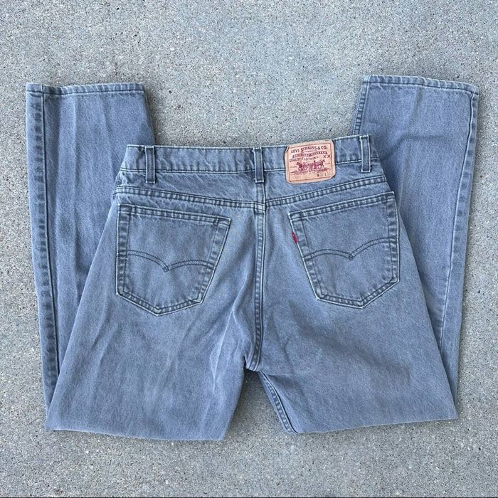 Levi's Vintage 80s Levi’s 505 straight leg gray jeans | Grailed