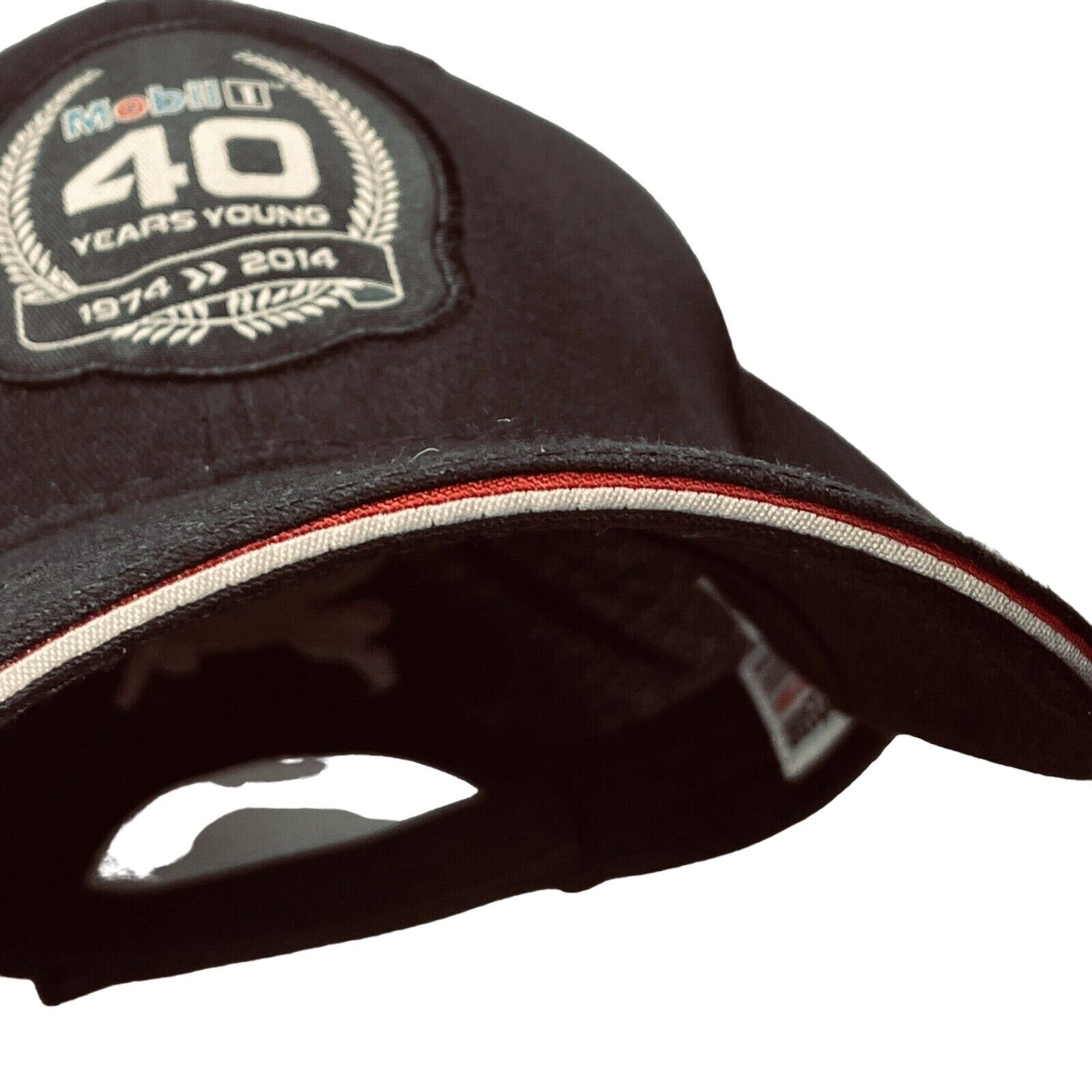 Custom 40 Years Young Mobil 1 Cap Hat Black 1974 To 2014 Robertson ...