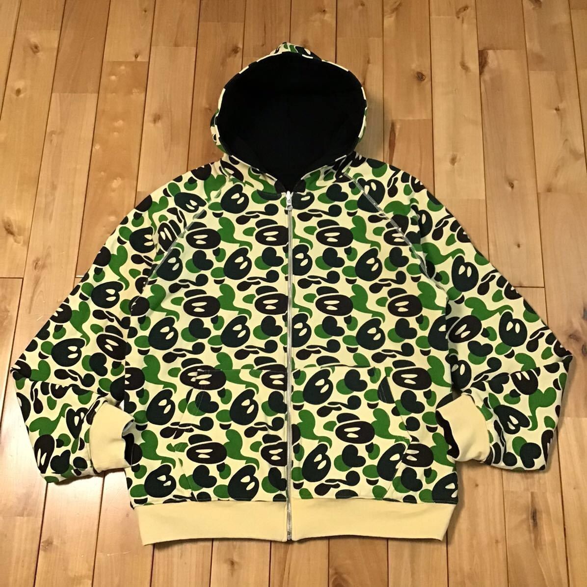 Bape × Nigo 🔥Reversible🔥 BAPE Milo camo Zip hoodie a bathing ape NIGO | Grailed