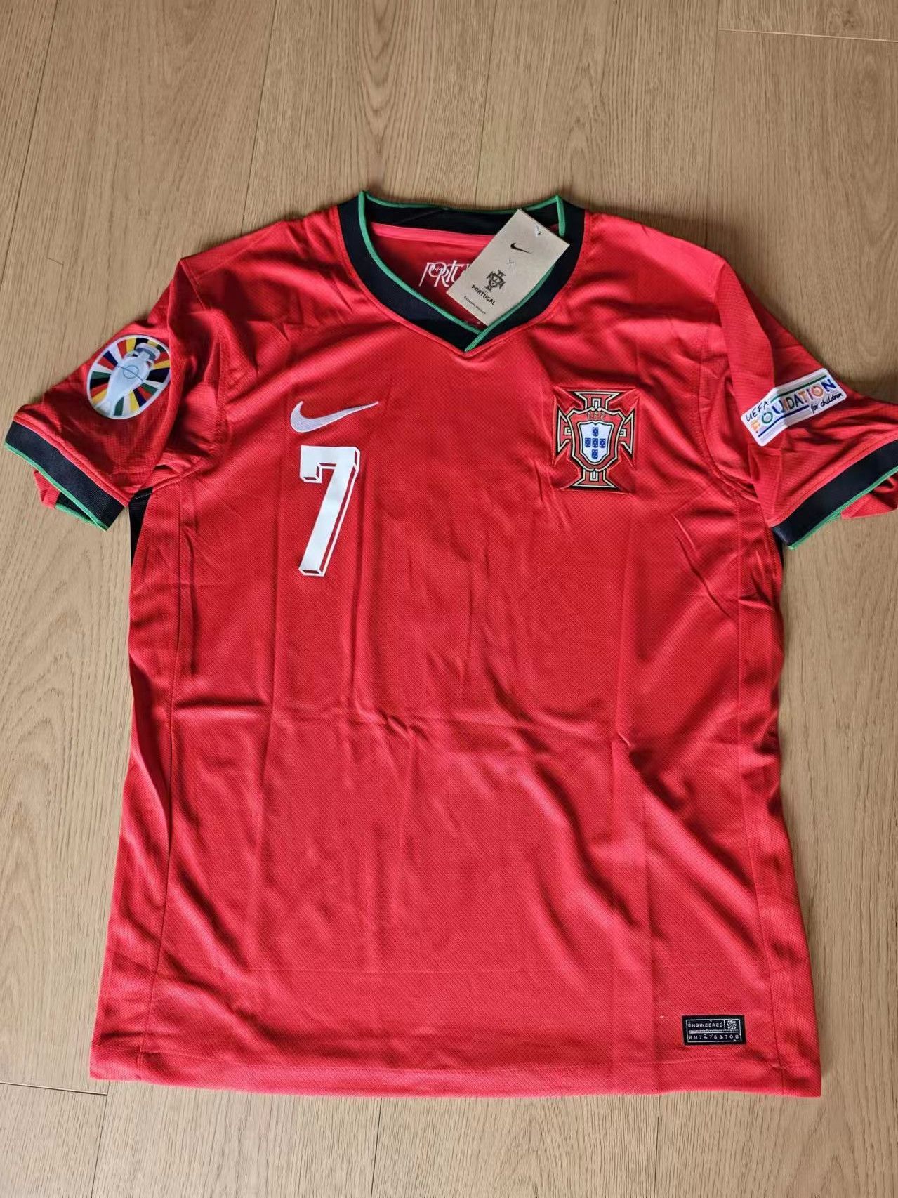 Fifa World Cup 2024 Euro Cup Portugal C Ronaldo Jersey Home M | Grailed