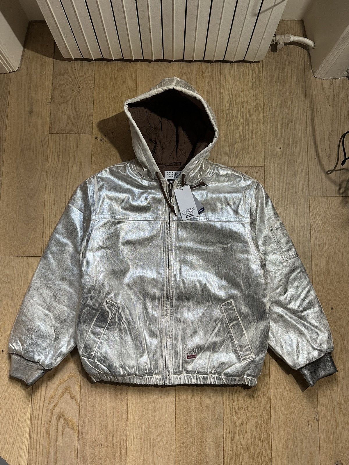 Maison Margiela × Supreme Supreme MM6 Maison Margiela Foil Hooded Work ...