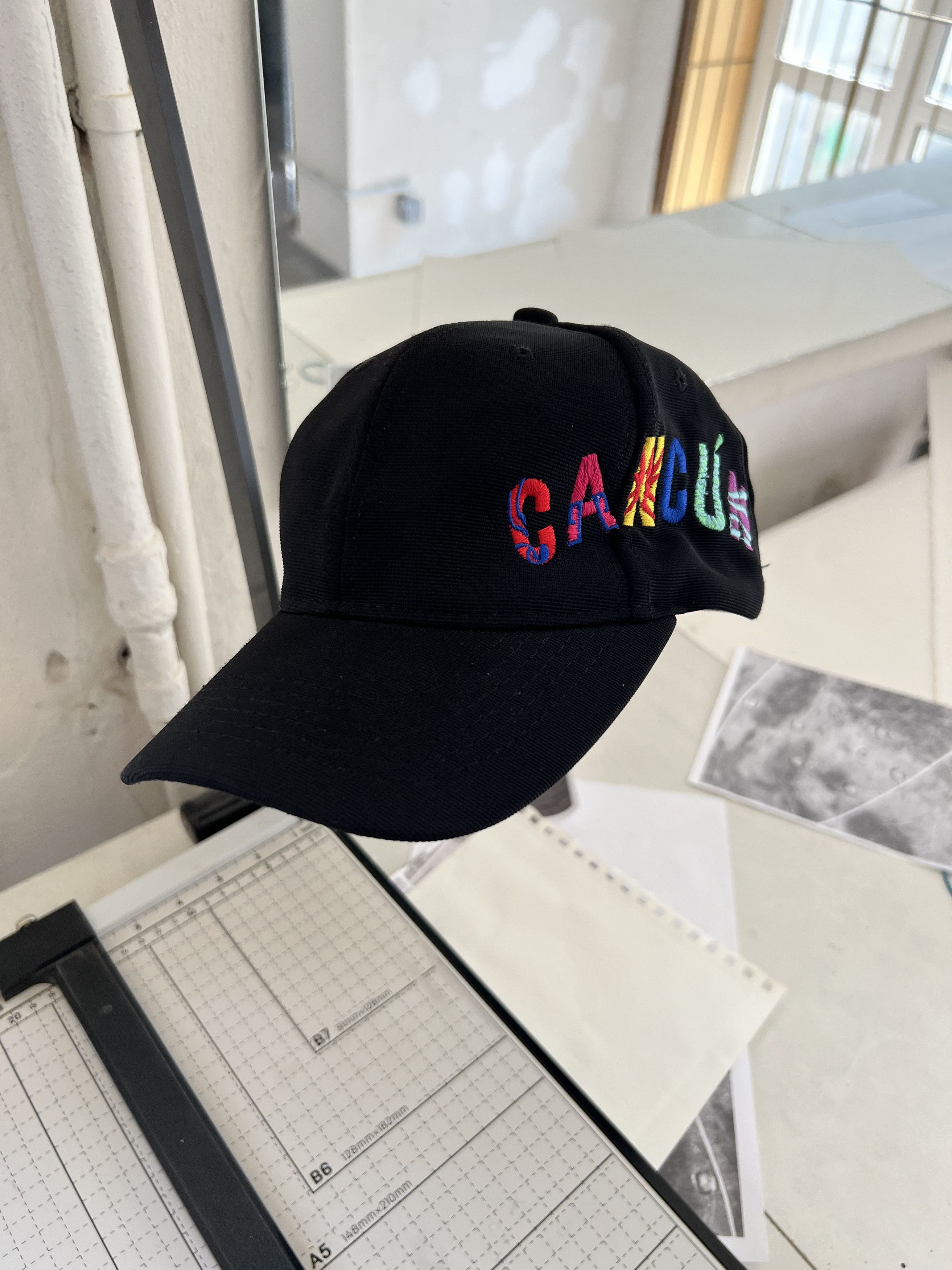 Black × Hat × Streetwear Cancun Embroidered Rainbow y2k Cap | Grailed