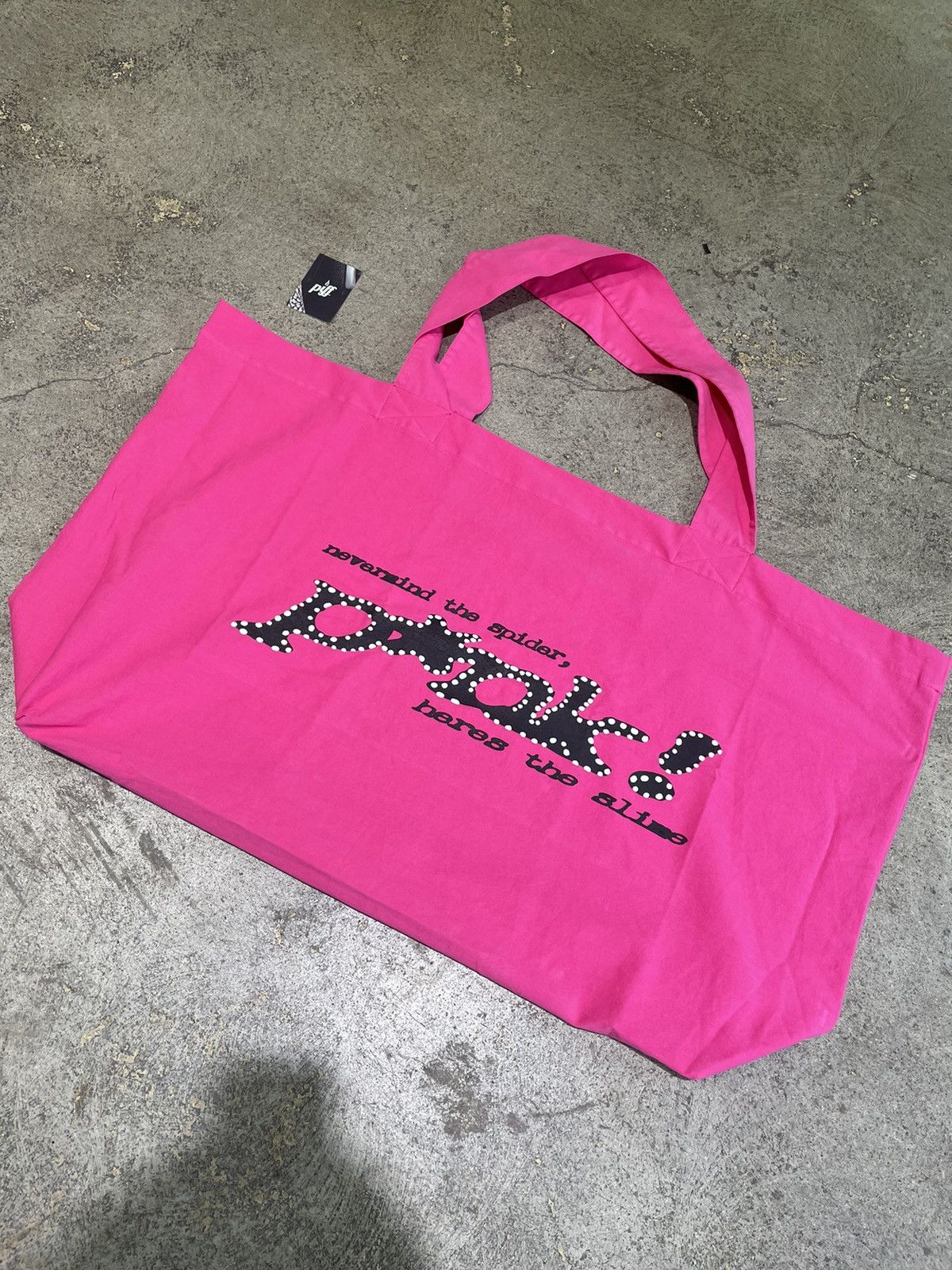 Sp5der Sp5der Pink Oversized Tote Bag | Grailed