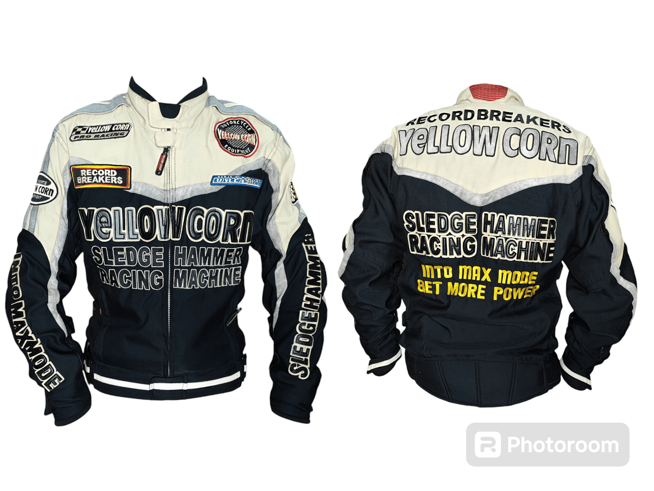 Kadoya × YELLOW CORN VINTAGE YELLOW CORN SLEDGE HAMMER PATCH JACKET ...