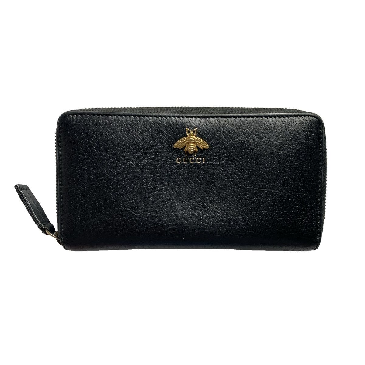 Gucci Gucci Animalier Bee Leather Zip Around Wallet | Grailed
