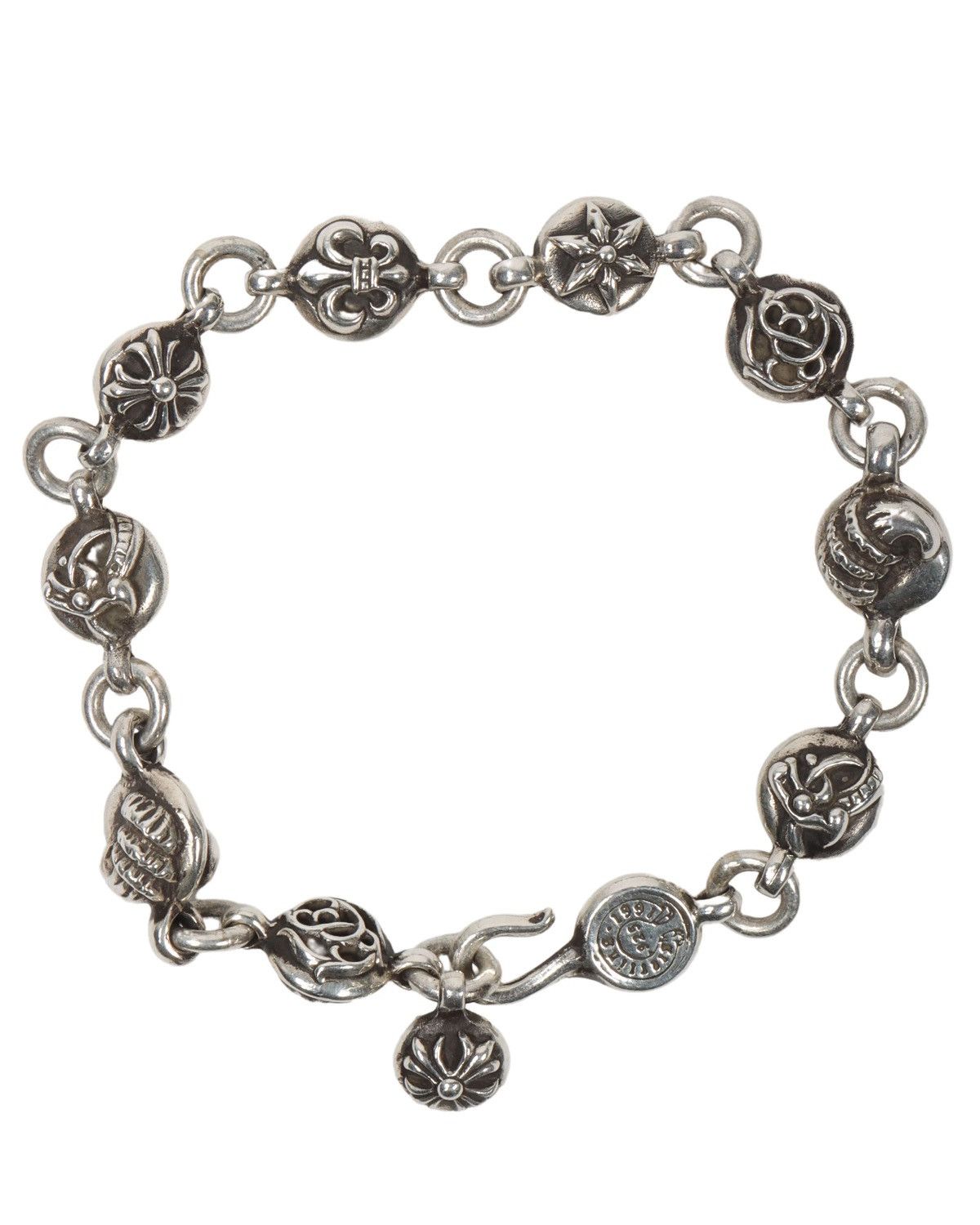 Chrome Hearts Chrome Hearts multi emblem bracelet silver 925 | Grailed