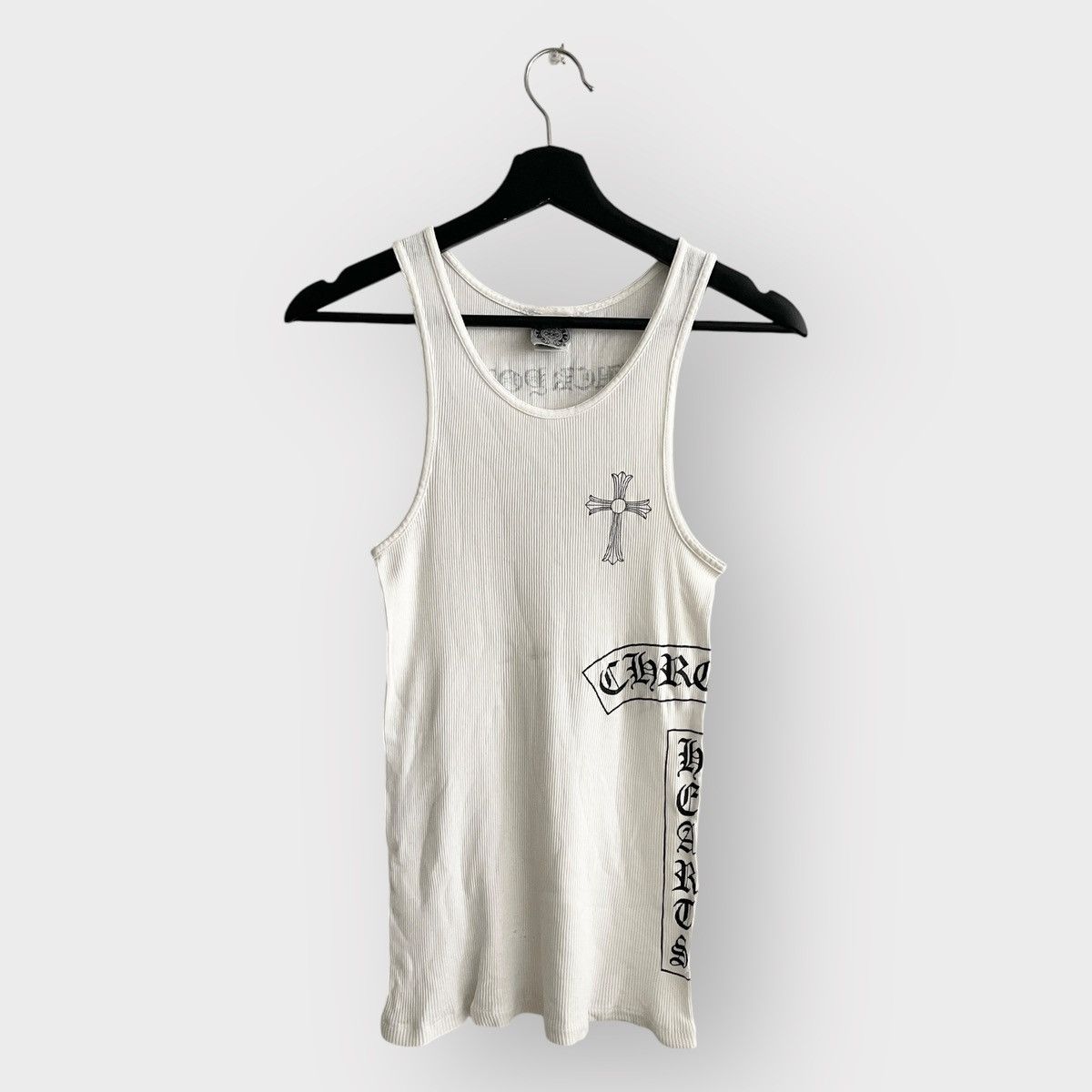 Chrome Hearts × Vintage STEAL! 2000s Chrome Hearts Side Logo Cross Tank ...