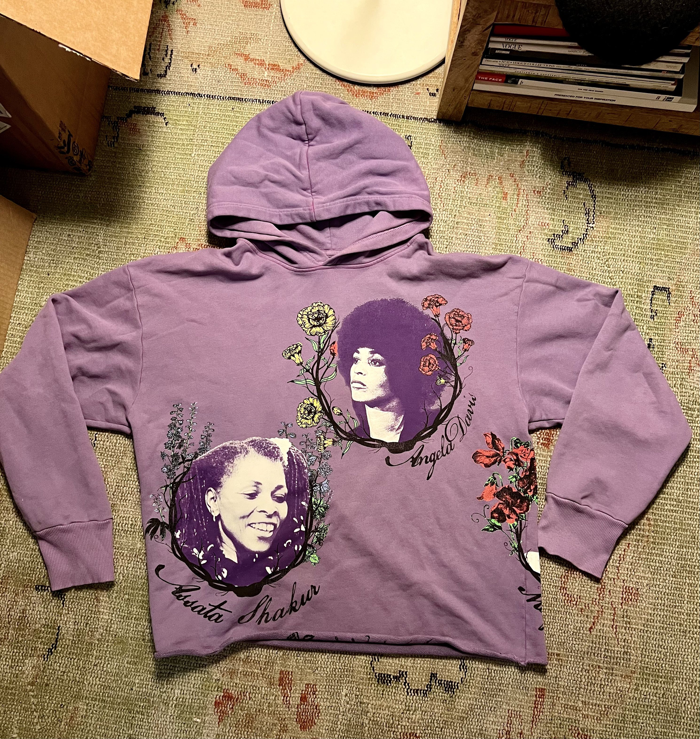 Barriers Barriers Powerful Black Woman Angela Davis Hoodie | Grailed