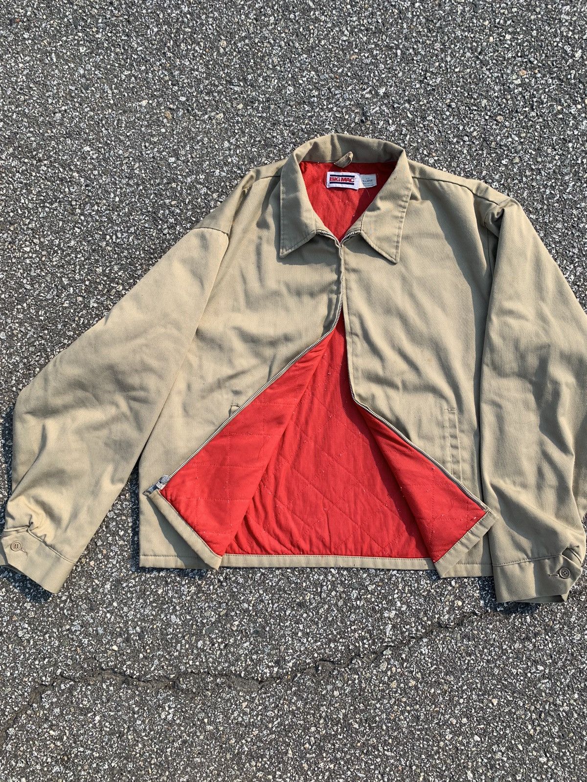 Vintage 80’s 1980’s Big Mac work jacket zip up | Grailed