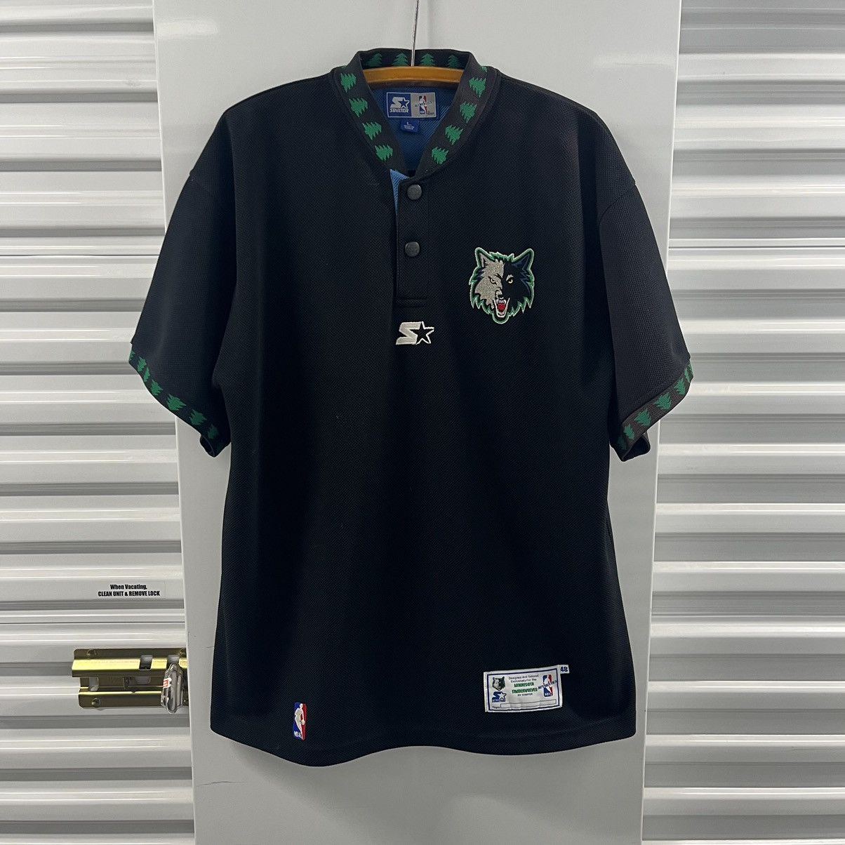 NBA × Starter × Vintage Vintage 90s Minnesota Timberwolves Warm Up ...