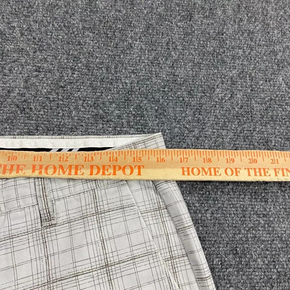 Volcom Volcom Shorts Men's 32 Off White Grid Check Chino Polyester | Grailed