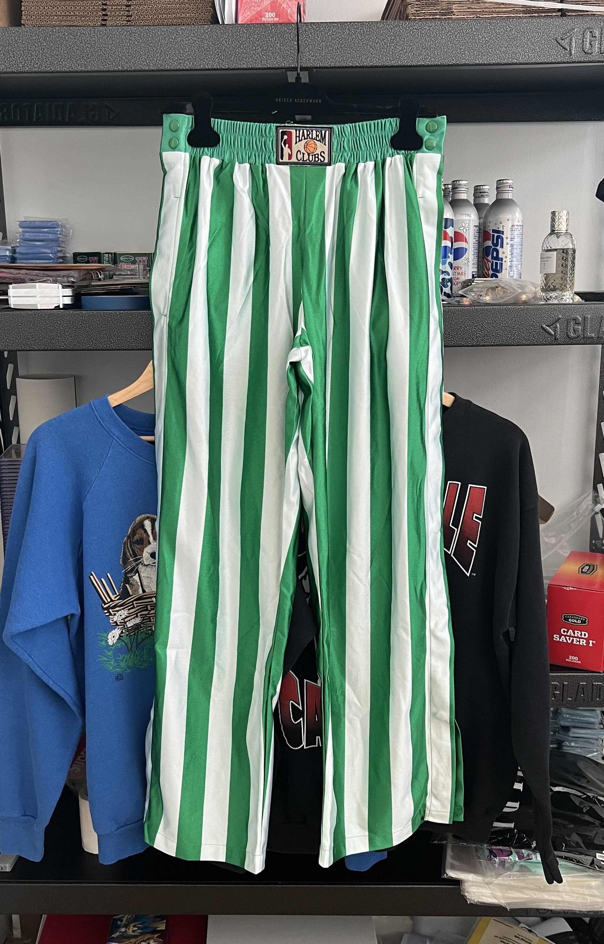 Adidas Vintage basketball warm up pants snap on striped | Grailed