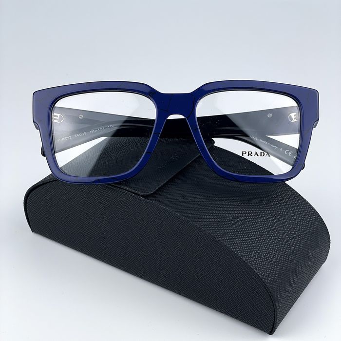Prada NEW Prada PR08ZV 18D1O1 Baltic Marble Square Men Eyeglasses | Grailed