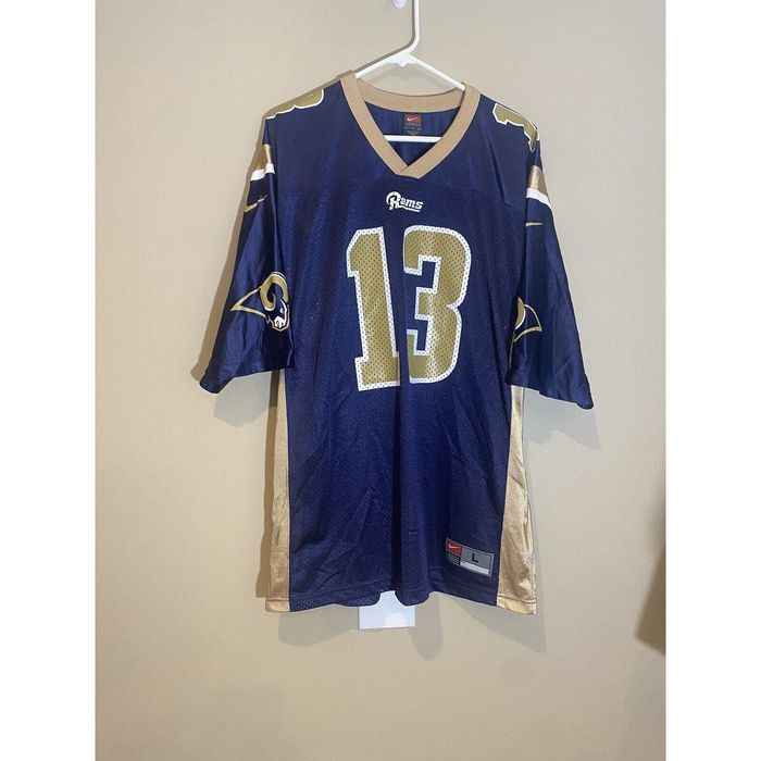 Nike Vintage Nike KURT WARNER L St Louis Rams Jersey Football NFL | Grailed