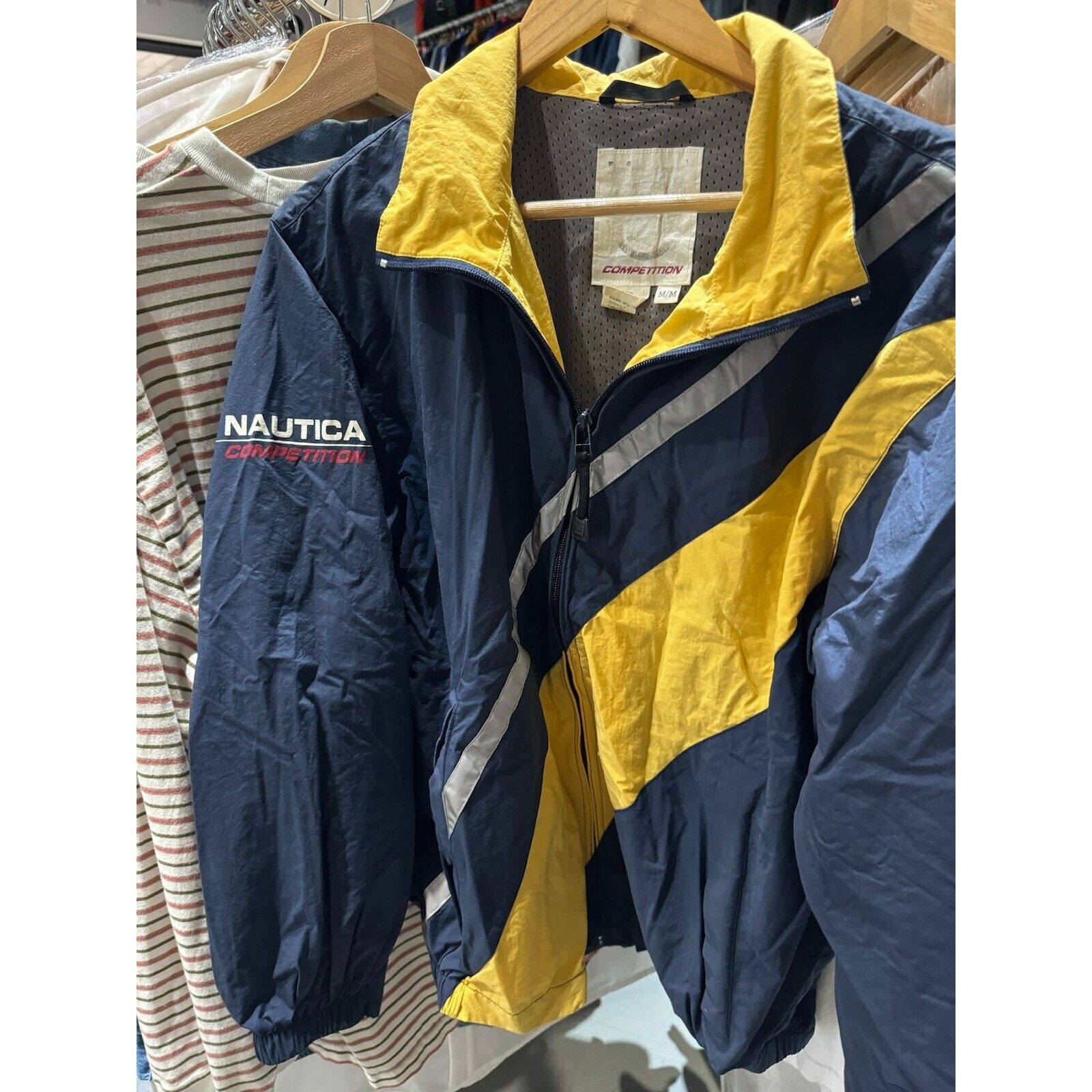 Nautica Vintage 90s Nautica Competition Logo Hooded Jacket Medium | Grailed