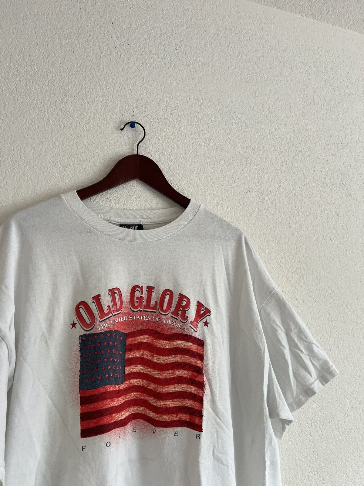 Giant Vtg ‘Old Glory’ American Flag USA Giant Tag Patriotic Tee | Grailed