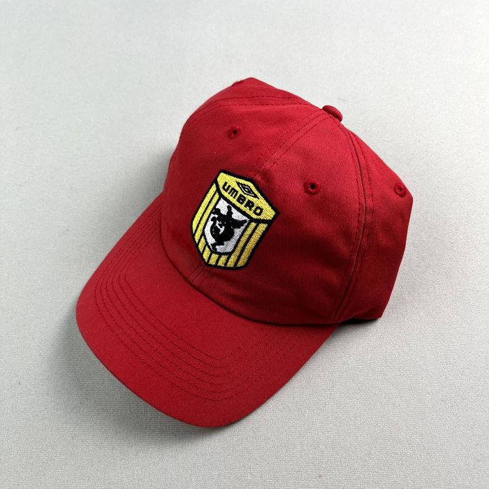 Umbro Umbro Hat Cap Red Logo Soccer Football Club England Sports | Grailed