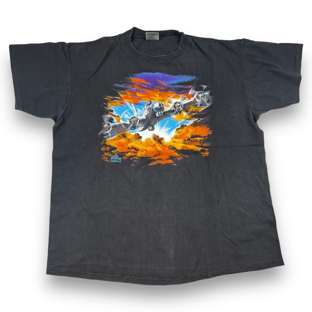 Vintage 1994 Vintage Fighter Jet T-Shirt | Grailed