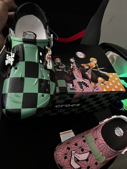 Crocs NEW Demon Slayer X Crocs “TANJIRO” Echo Clog Men's Size 10 | Grailed