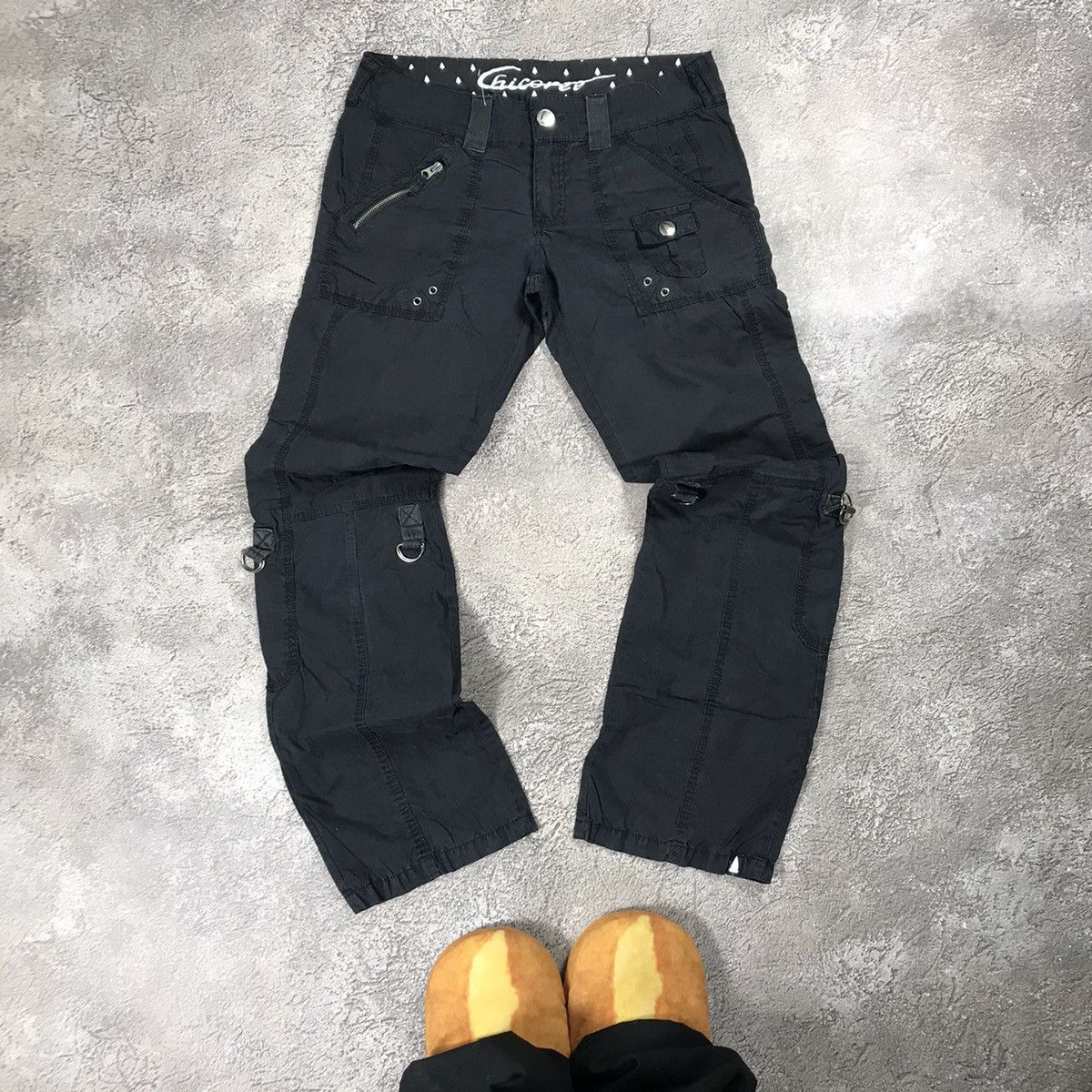 Vintage vintage cargo pants tactical bondage multipocket japan Y2K | Grailed