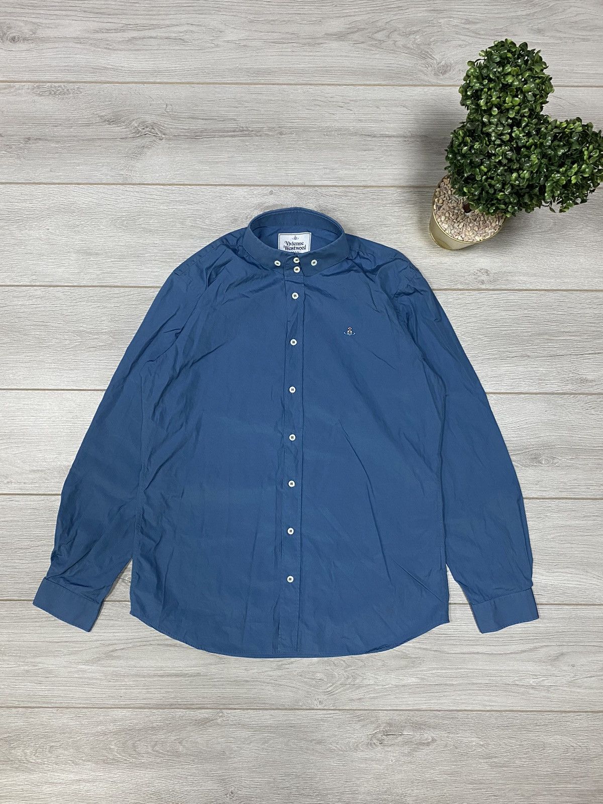 Luxury × Vivienne Westwood Vivienne Westwood shirt buttons vintage orb ...