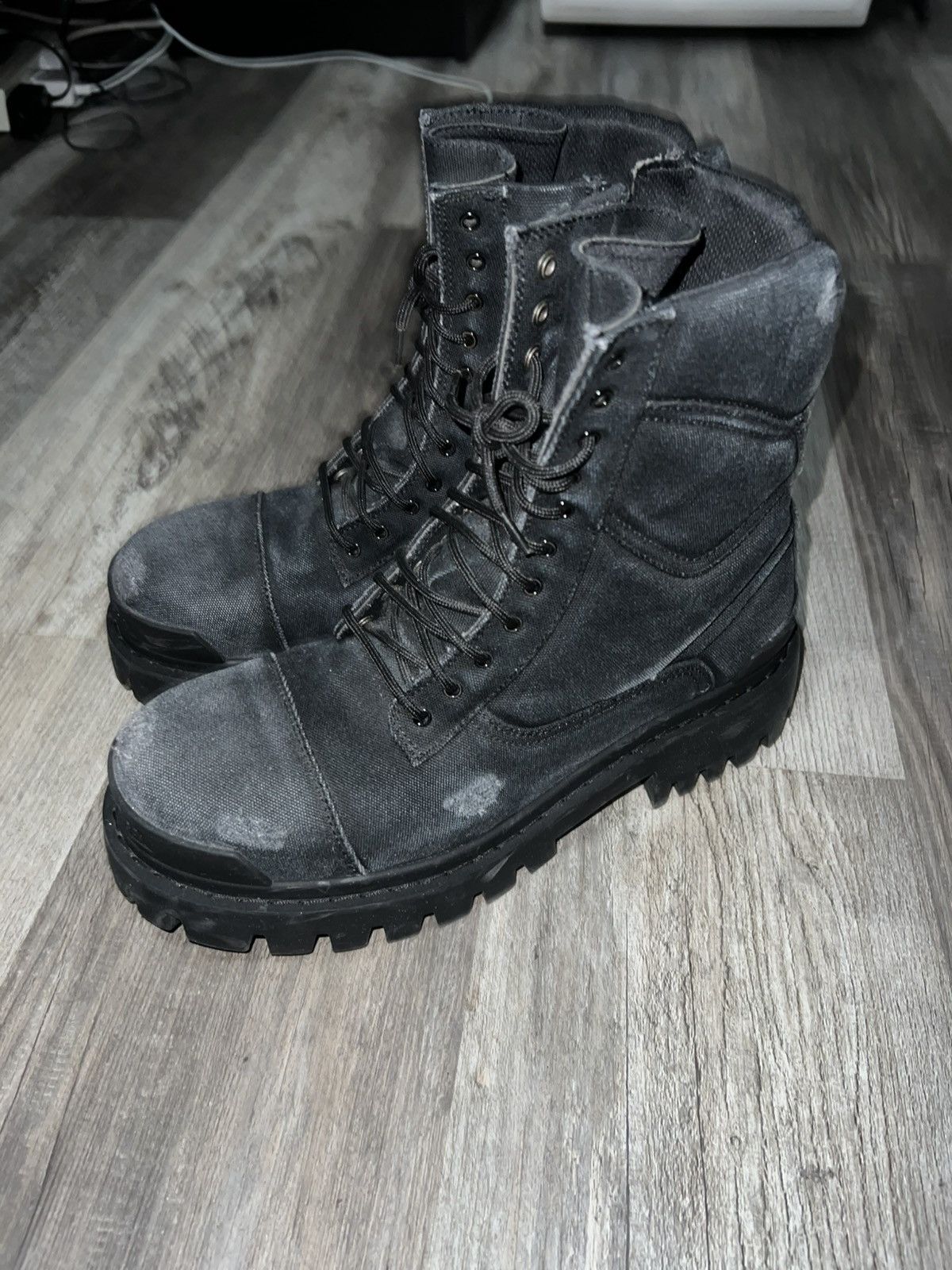 Balenciaga Balenciaga Distressed Strike boots | Grailed