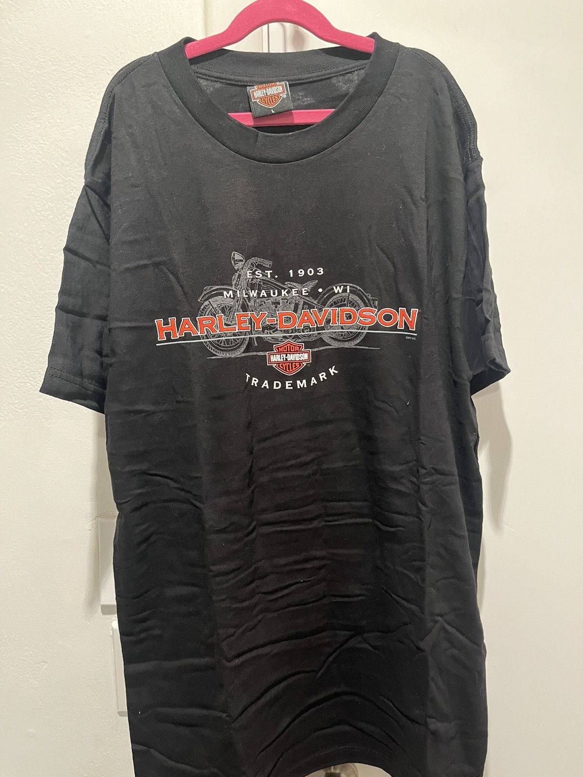 Harley Davidson × Vintage Vintage 2001 Pacific Harley Davidson L HD ...