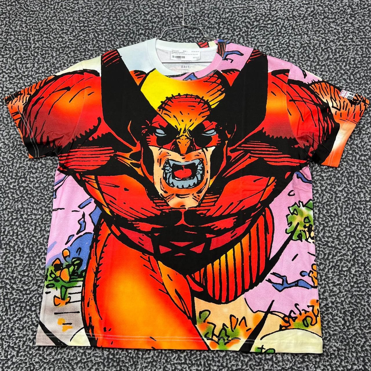 Marvel Comics X-Men Wolverine Oversized Shirt Large All Over Print ...