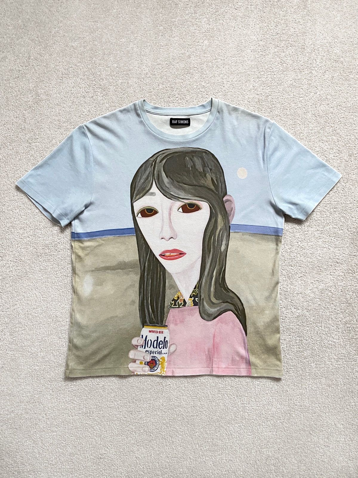 Raf Simons Raf Simons SS13 Brian Calvin “Alta California” Modelo tshirt ...