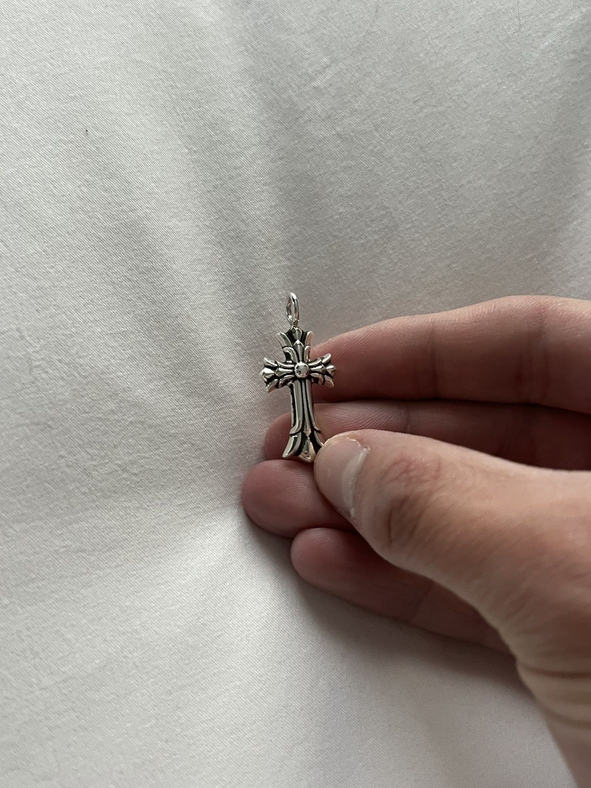 Chrome Hearts Double CH Cross Pendant | Grailed
