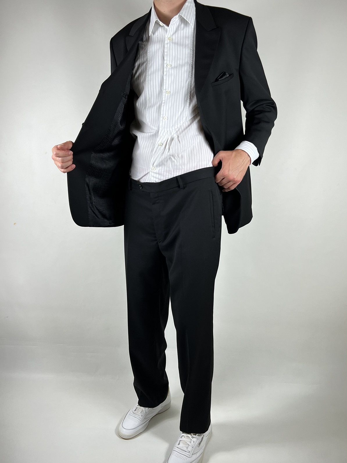 Givenchy × Luxury Givenchy Monogram Lining Wool Suit Blazer Pants | Grailed