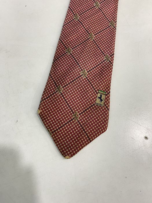 Ferrari VINTAGE FERRARI ITALY LOGO MEN'S TIE | Grailed