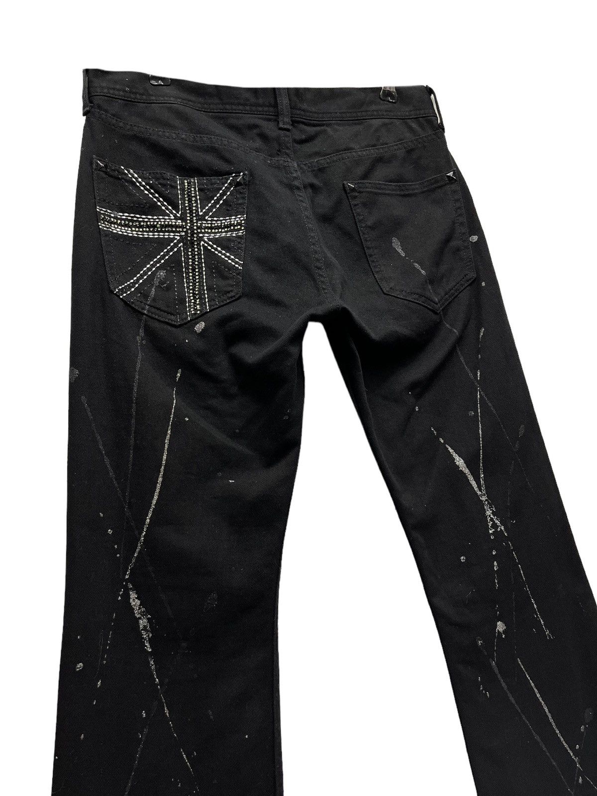 If Six Was Nine FLARE🔥SORRIDERE Glitter Splash Union Jack Punk Gothic ...