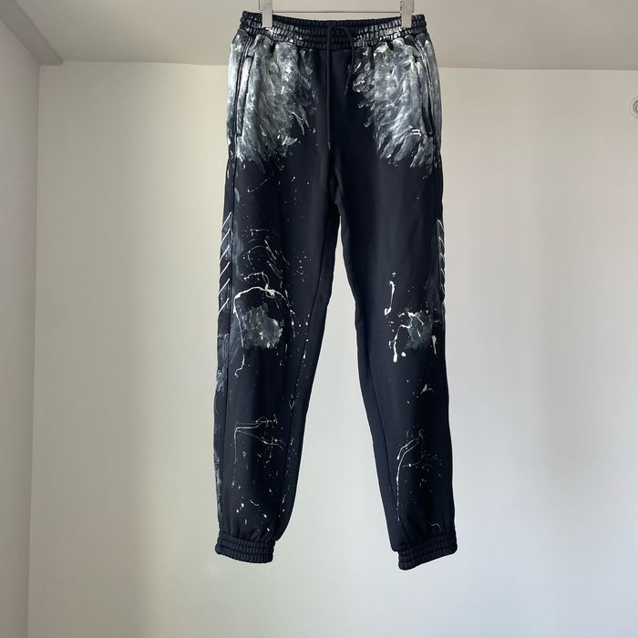 Balenciaga Balenciaga Paint Splatter Track Pants | Grailed