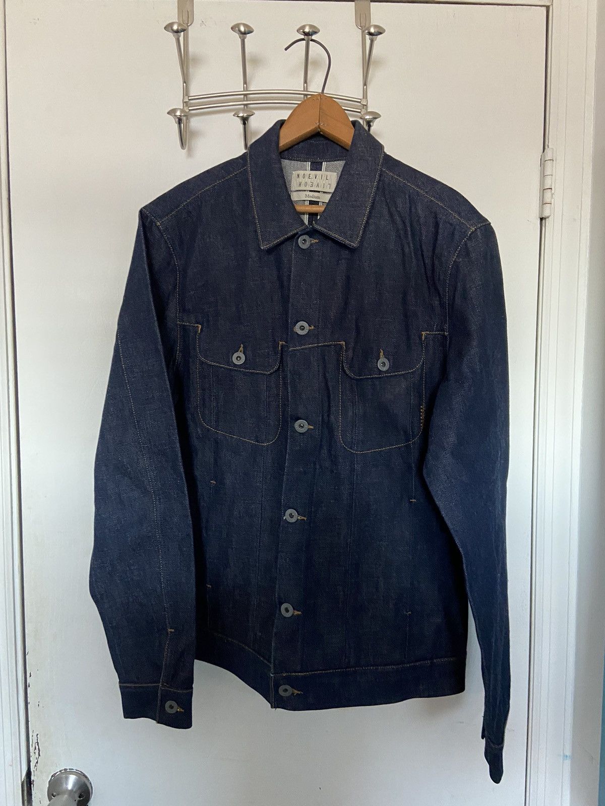 Denim Jacket × Vintage Men’s Natural Selection Selvedge Raw Denim Jean ...