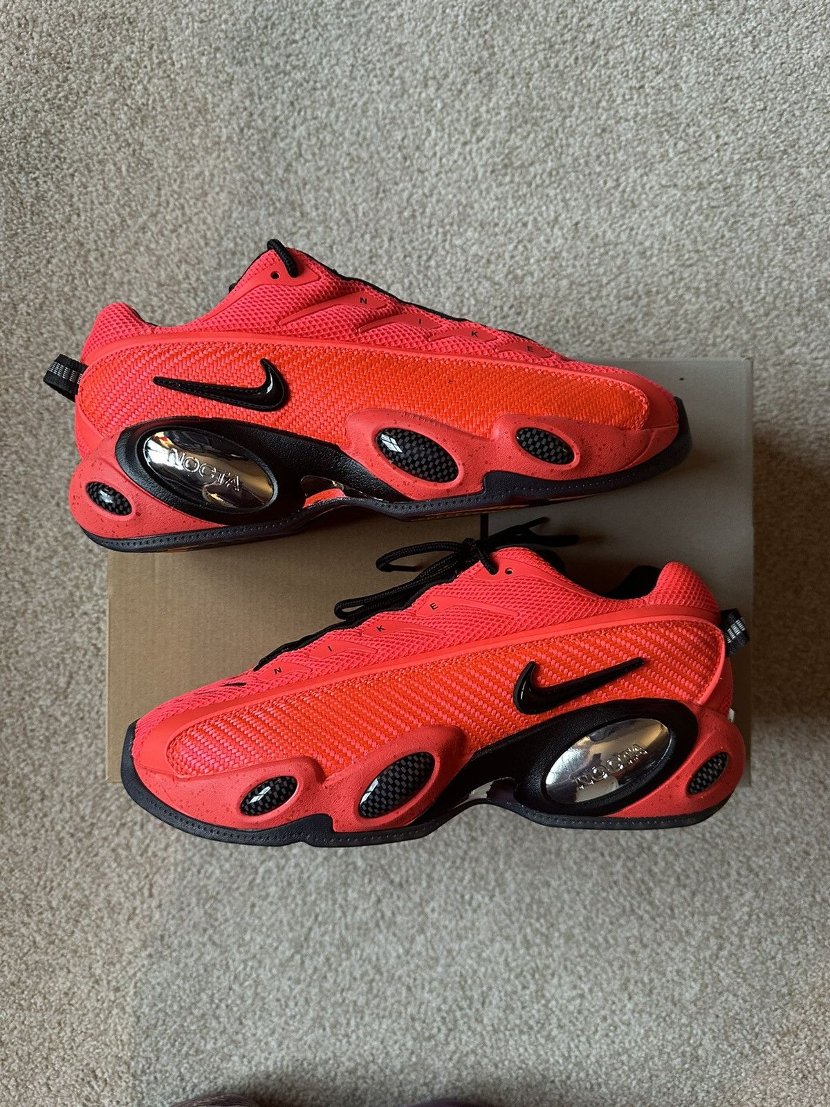 Drake × Nike × October's Very Own Nike Nocta Glide Red Color Way | Grailed