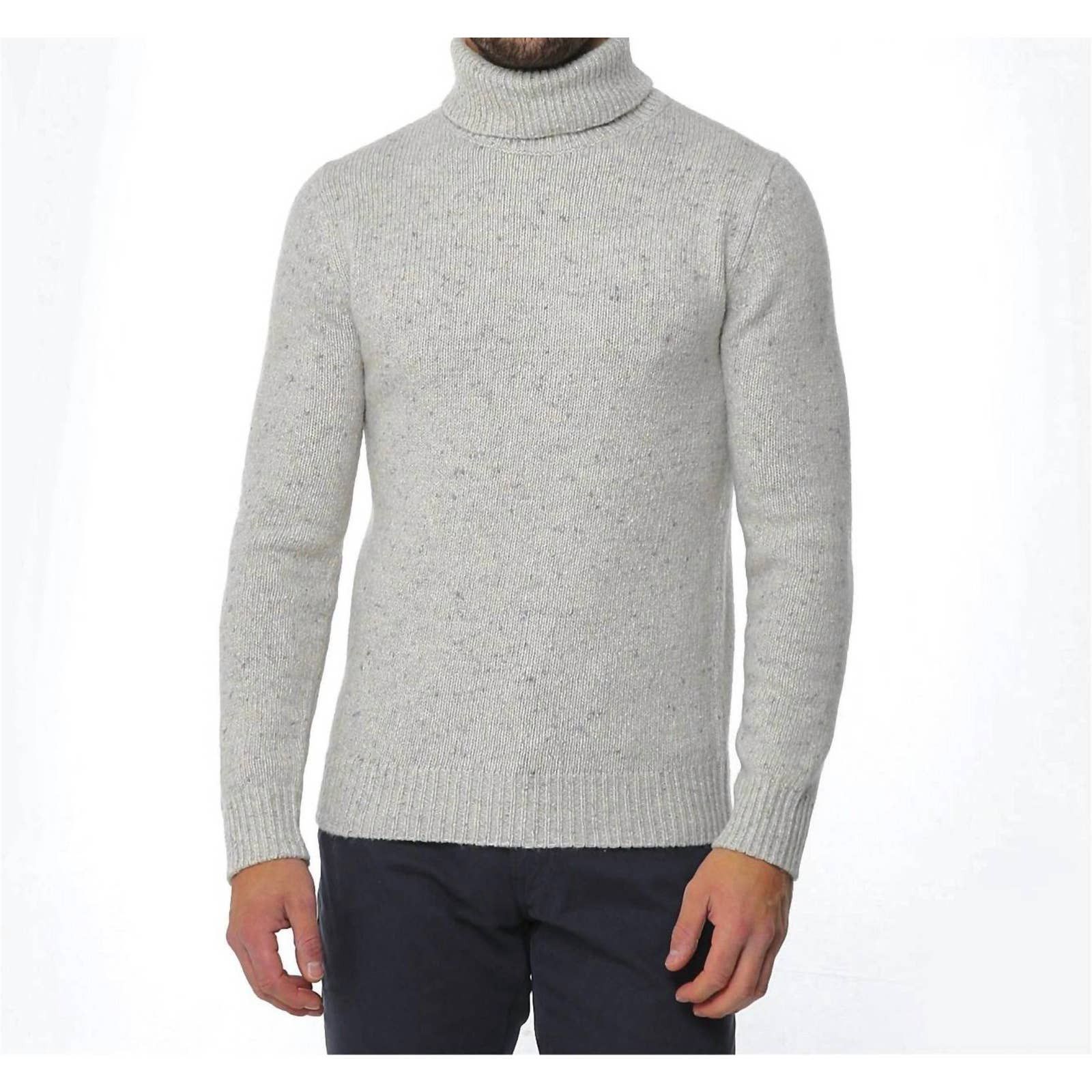 Hartford Donegal Roll Neck Sweater In Light Gray | Grailed
