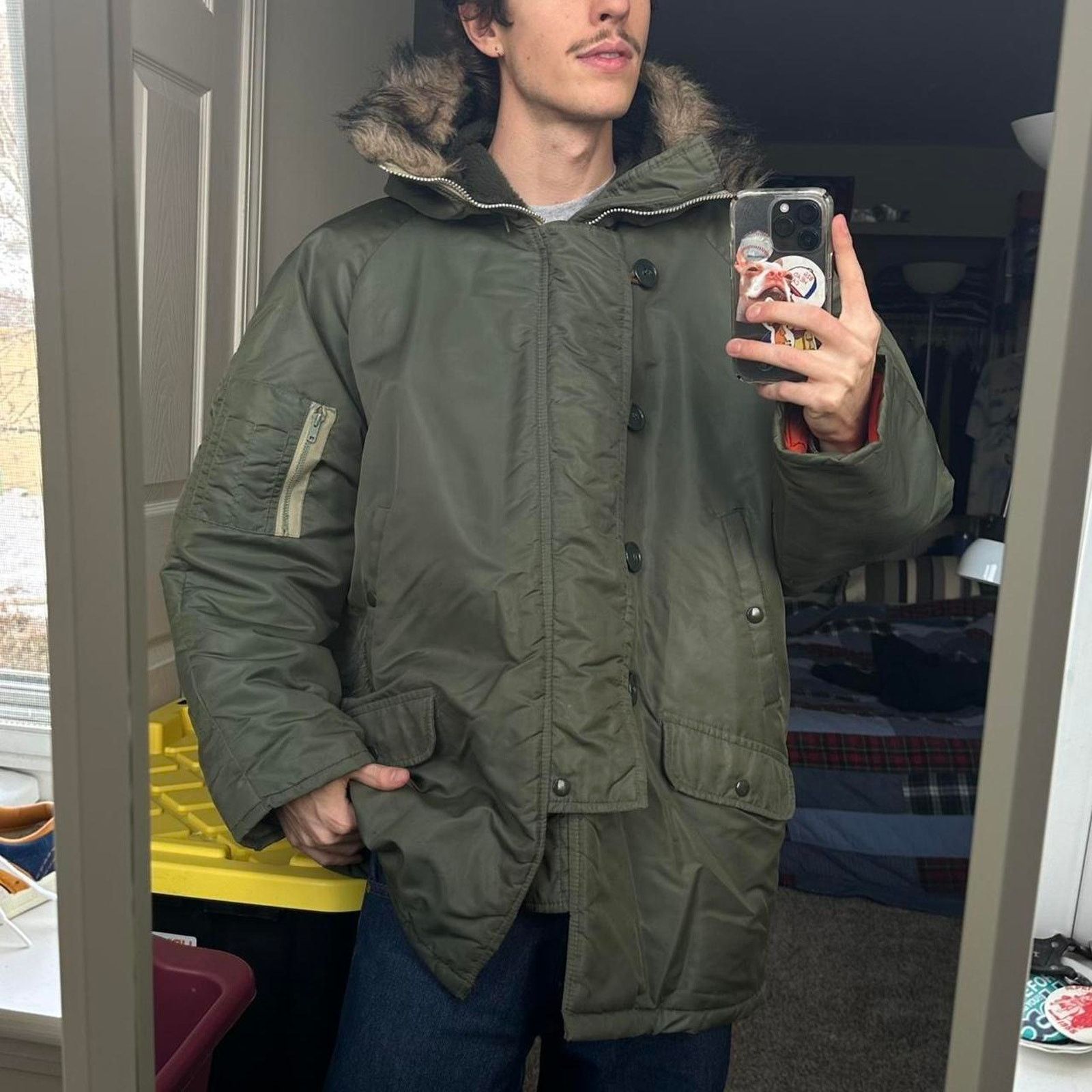 Vintage Vintage N3B Military Extreme Cold Fur Lined Parka Jacket | Grailed