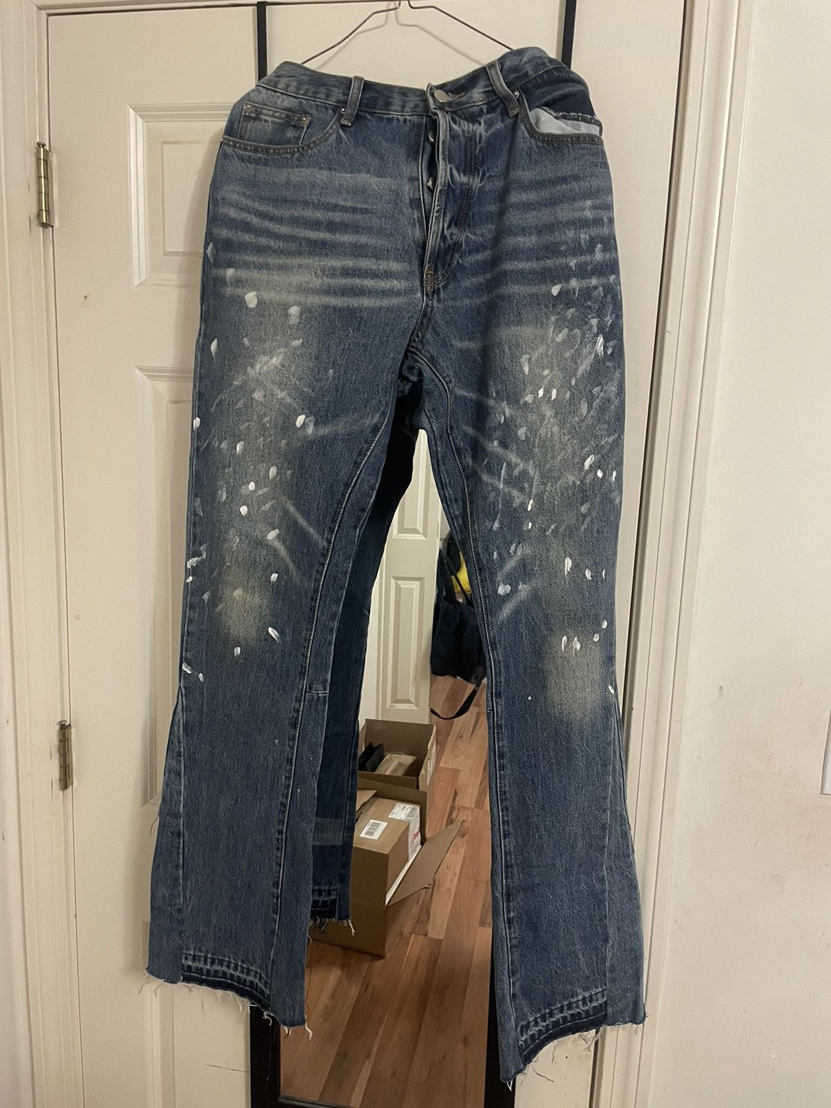 Mnml Mnml Flared Denim Grailed