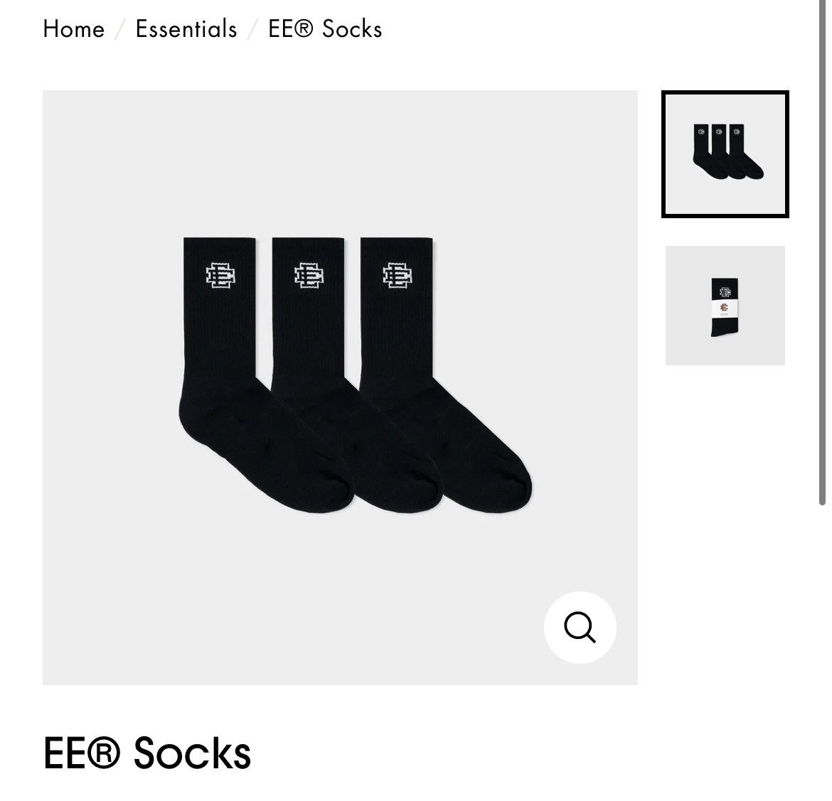 Eric Emanuel Eric Emanuel black socks 3-pack | Grailed