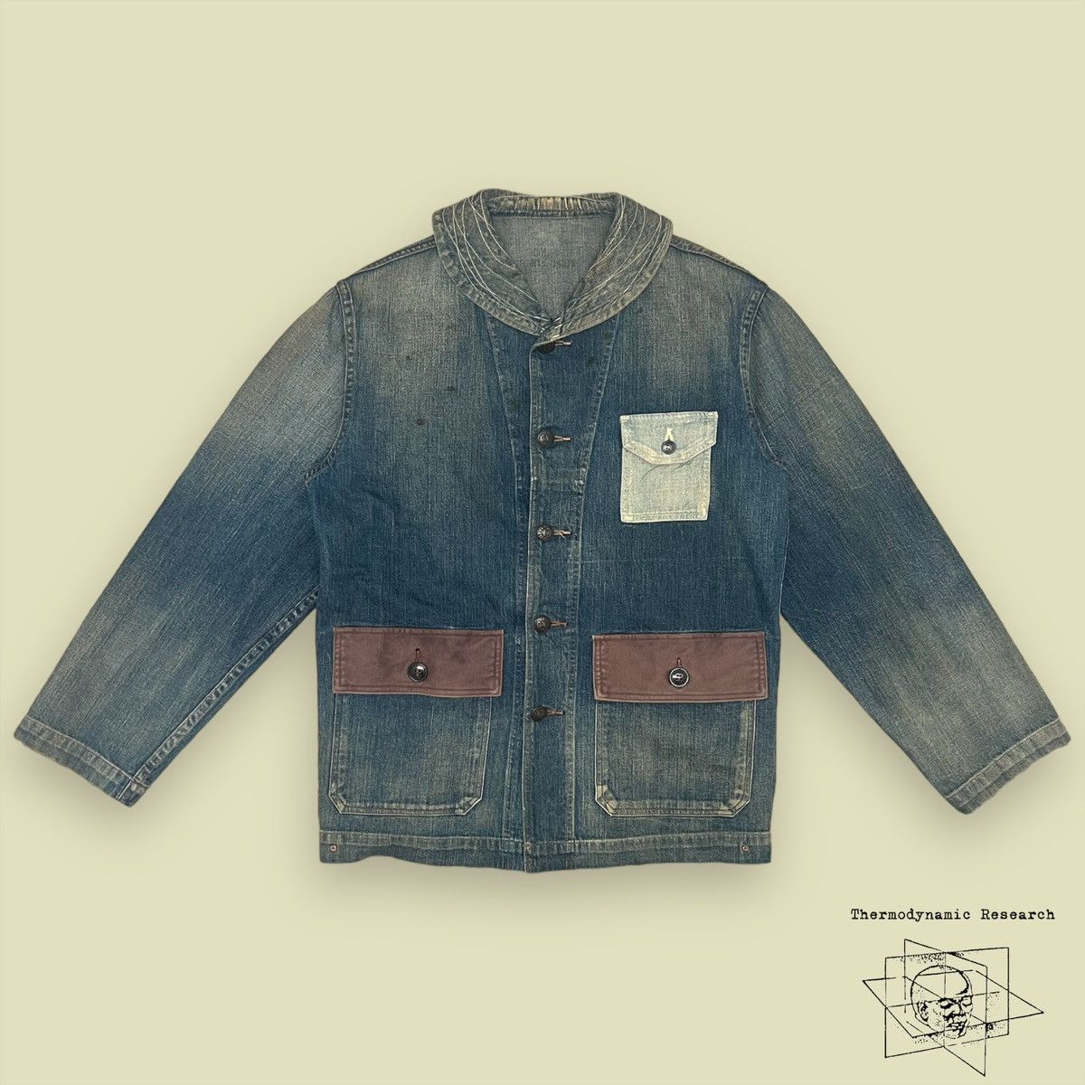 Buzz Rickson's × Japanese Brand × Military Buzz Ricksons USN Navy Denim ...