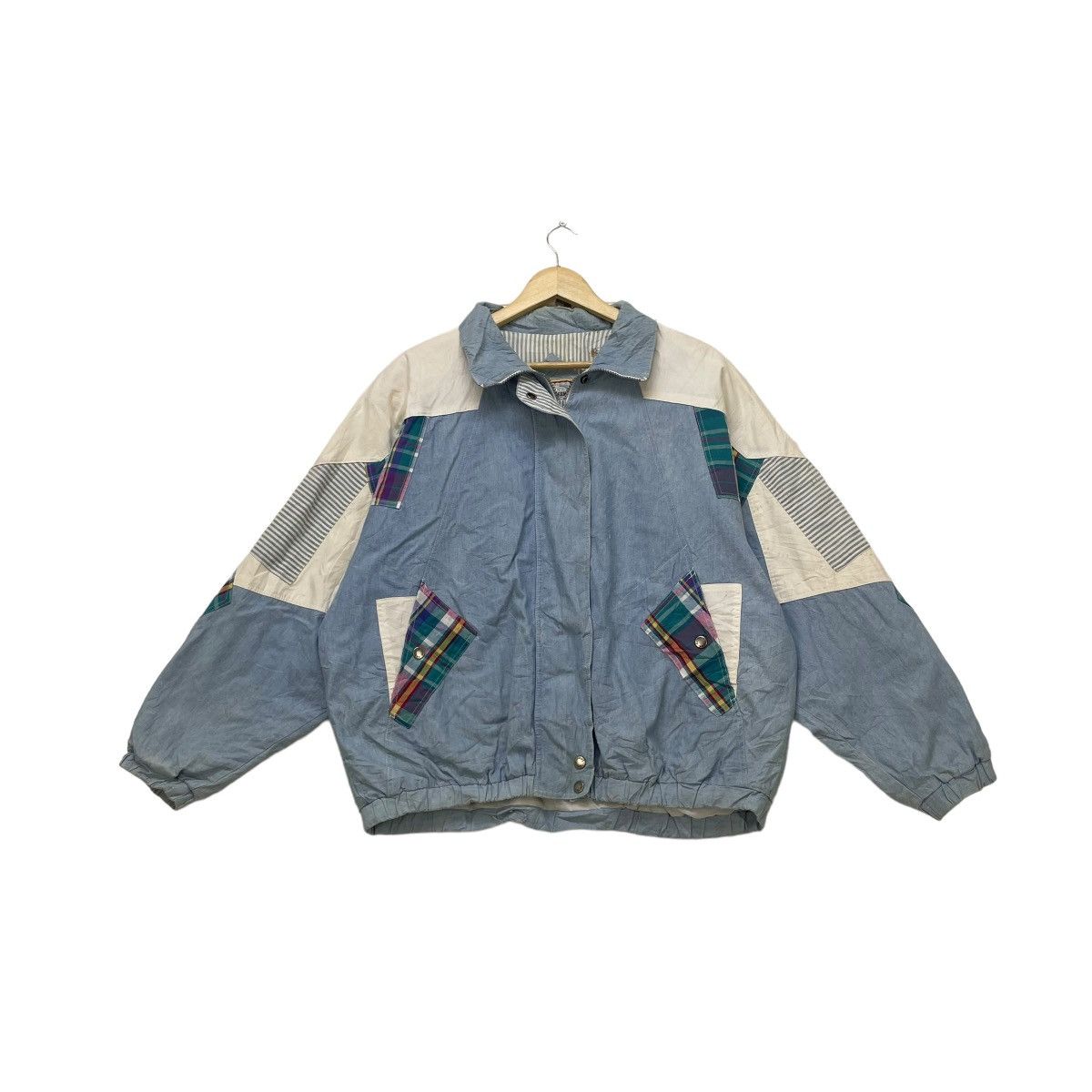 Current Elliott Vintage Current Seen Bomber Pacthwork Style Jacket ...
