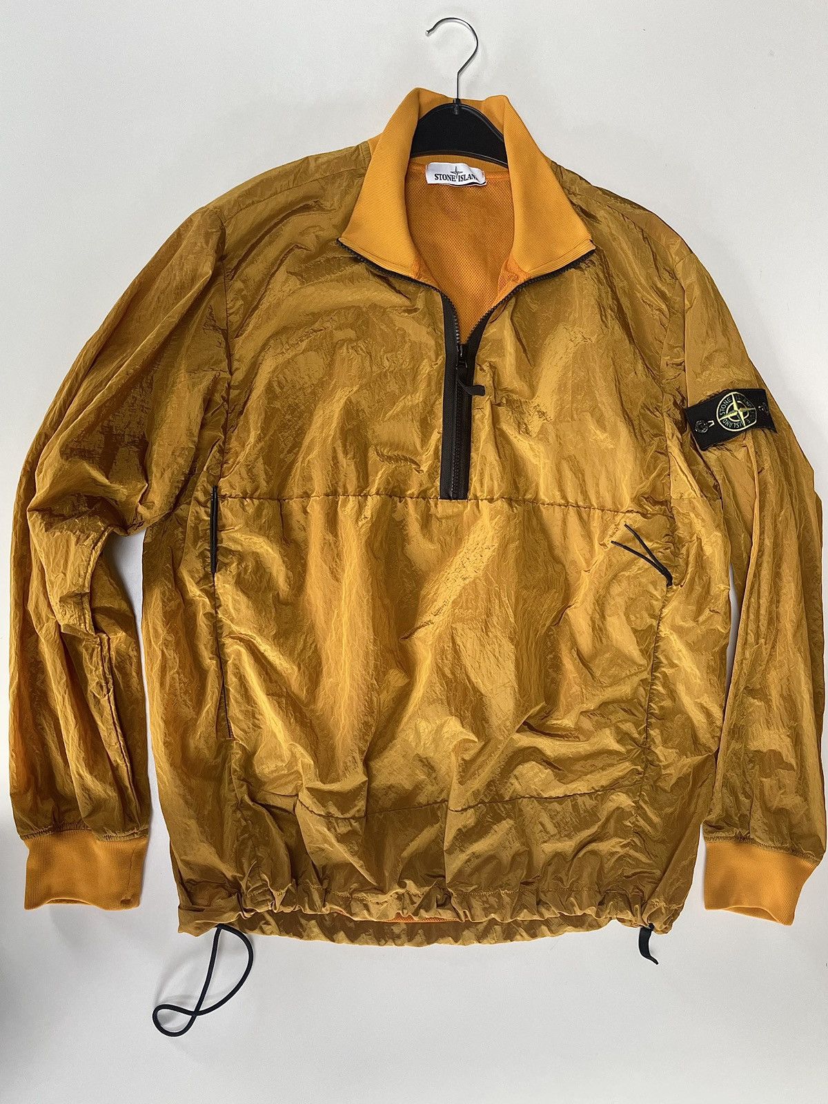 Stone Island Stone Island Nylon Metal Gold Shiny Jacket | Grailed